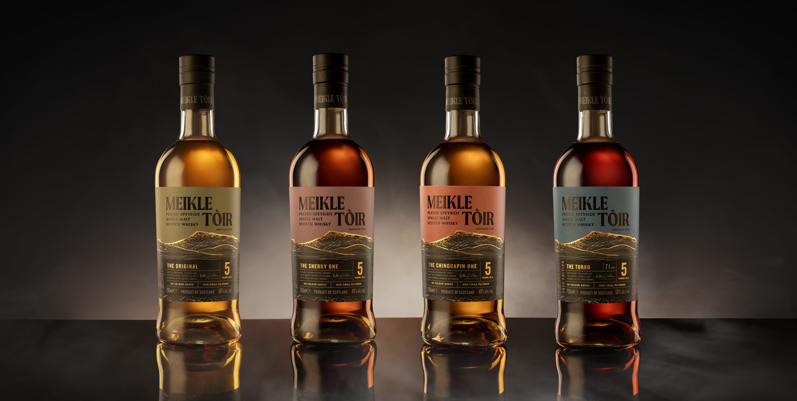 The GlenAllachie Distillery Debuts Peated Whisky Brand - Meikle Tòir